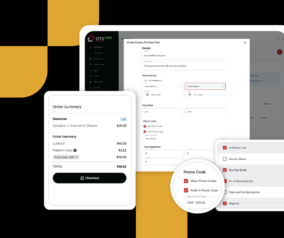Boost Ticket Sales with Custom Purchase Flows | On The Stage